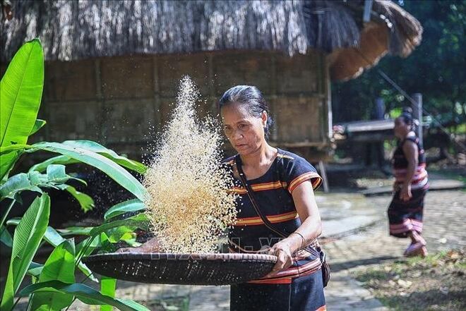 New rice celebrations of Xo Dang ethnic people